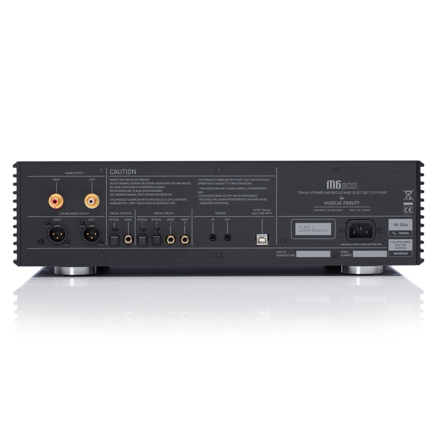 Musical Fidelity M6S CD Player/DAC | Galen Carol Audio | Galen Carol Audio